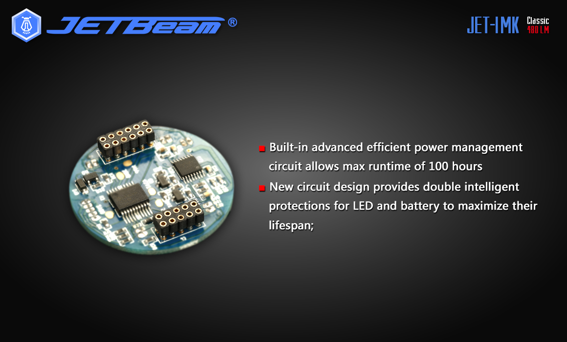 JETBeam JET-I MK CREE XP-G2 LED 480 Lumens Mini EDC Flashlight Torch ...